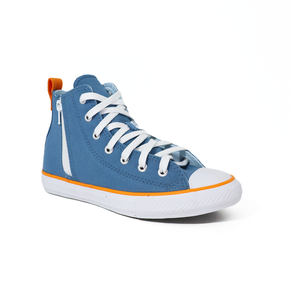 Tênis Converse All Star - Azul Escuro/Laranja/Branco